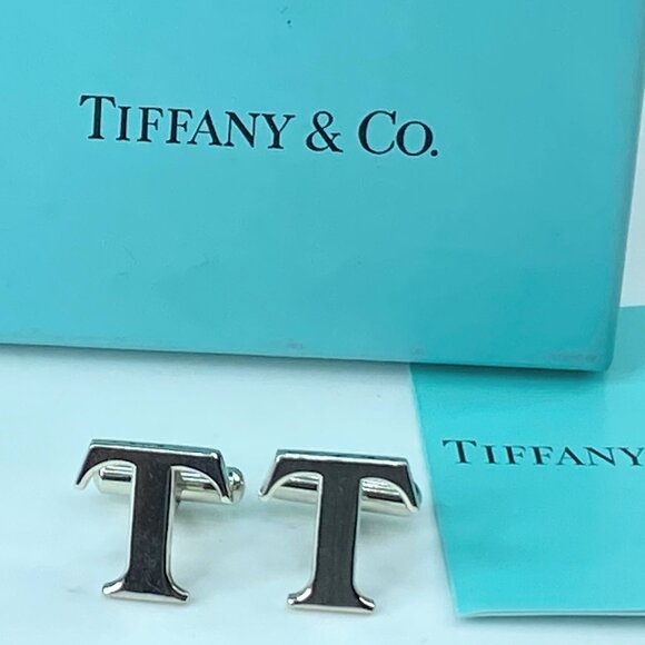Tiffany & Co. | Accessories | Tiffany T Logo Initial Emblem Gothic ...